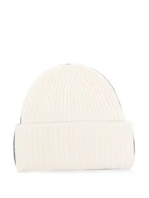 Soft Goat Ribbed Wool Beanie