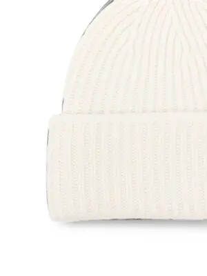 Soft Goat Ribbed Wool Beanie