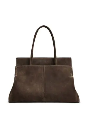 TOD'S Suede Leather Medium Tote