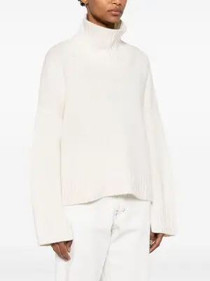 Soft Goat Cashmere Turtle-neck Sweater