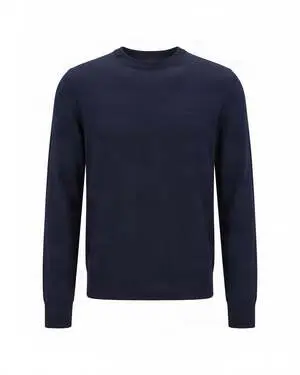 BOSS BLACK Crewneck Sweater - Dark Blue