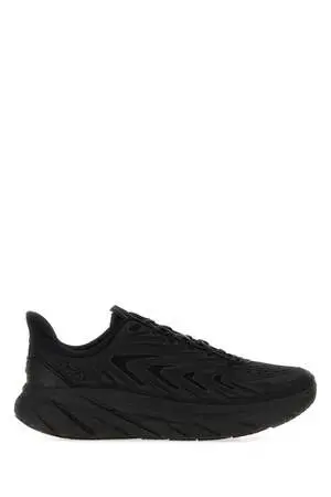 Hoka One One Clifton Rubber Sneakers - Black