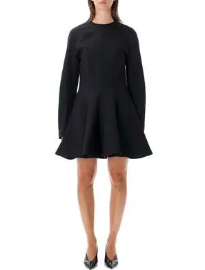 Stella McCartney Long-sleeve Fit And Flare Mini Dress