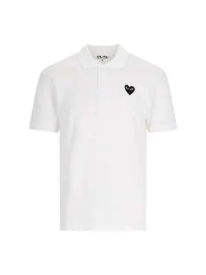 Play Comme Des Garcon Play Heart Logo 100% Cotton T-shirt