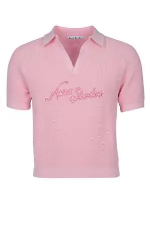 Acne Studios Polyester Knit Sweater - Pink