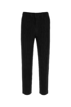 Issey Miyake Homme Plissé Pleated Polyester Trousers