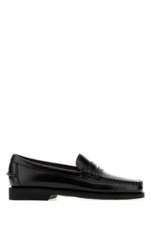 SEBAGO Dan Po Leather Loafers For - Black