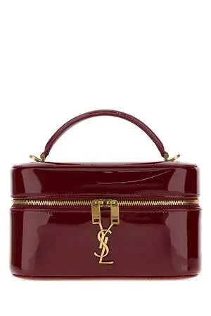 Saint Laurent Gaby Handbag In Leather - Red