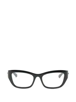 Gucci Interlocking-logo Cat-eye Glasses - Black