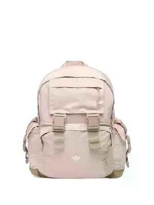 Adidas Buckle-fastening Logo-print Backpack - Pink