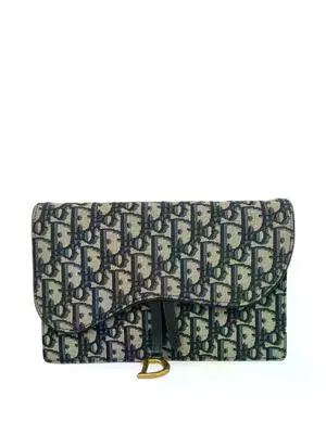 Dior Saddle Oblique Clutch Bag