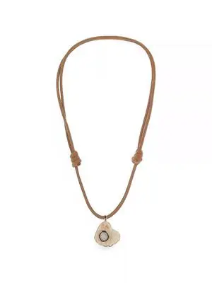DEZSO Diamond And Shell Necklace