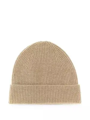 BALLANTYNE Ribbed Cashmere Beanie Hat