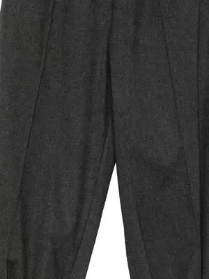 ALYSI Drawstring-cuff Straight-leg Trousers