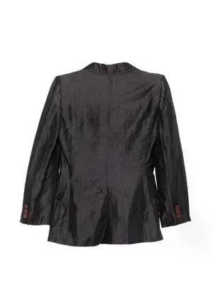 Moschino Single-breasted Slub Texture Blazer