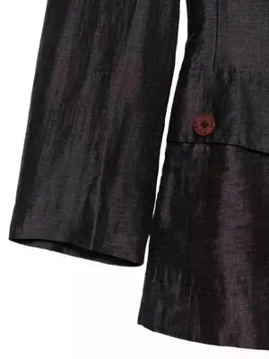 Moschino Single-breasted Slub Texture Blazer