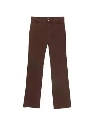 Roberto Cavalli 2000s Five-pocket Straight-leg Trousers - Brown