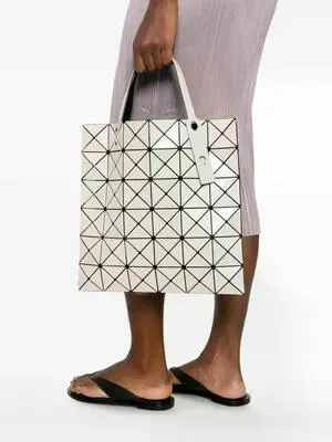 Issey Miyake Lucent Basics Geometric Tote Bag - Neutrals