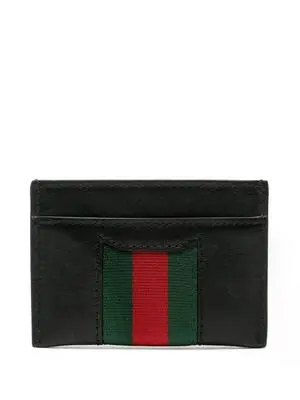 Gucci Horsebit Web Card Case