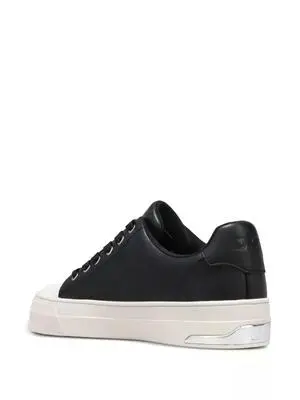 Dkny Logo Embossed Sneakers - Black