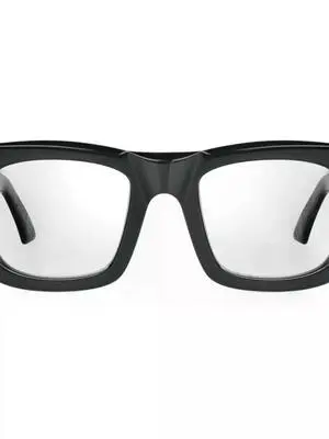 BUGATTI Sterling Silver Square-frame Glasses