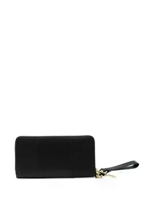 LE TANNEUR Logo-print Pebbled-leather Clutch Bag