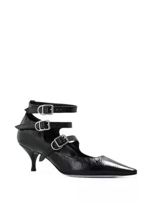 VIVIENNE WESTWOOD Napoli Kitten Buckle-strap Pumps