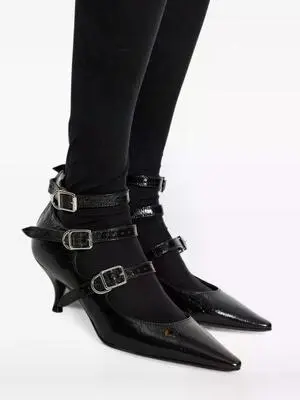 VIVIENNE WESTWOOD Napoli Kitten Buckle-strap Pumps