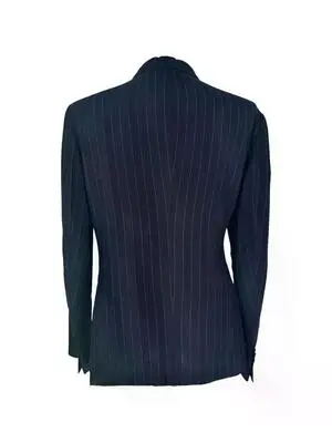 Giorgio Armani Double-breasted Pinstripe Blazer
