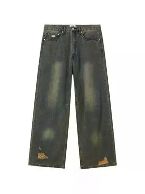 Izzue Distressed Faded-wash Jeans