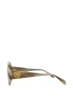 Alexander McQueen Round-frame Sunglasses