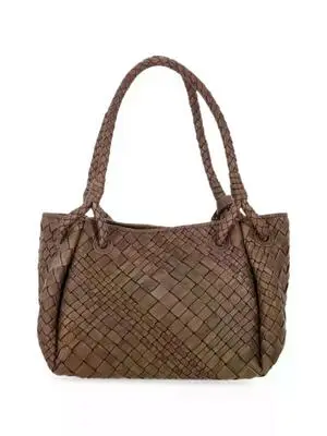 VISONA` Woven-design Leather Shoulder Bag