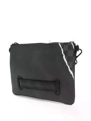SPRAYGROUND Shark Central Checkered Clutch Bag