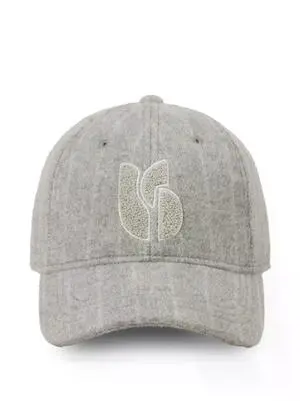 Ba&sh Hugo Logo-patch Cap - Grey