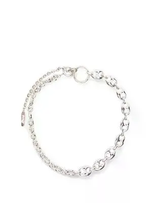 JUSTINE CLENQUET Akari Chain-link Necklace - Silver