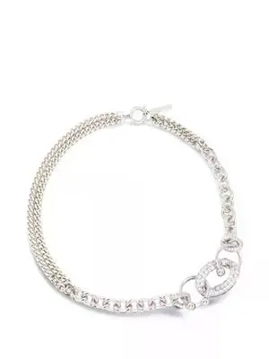 JUSTINE CLENQUET Phoebe Crystal-embellished Necklace