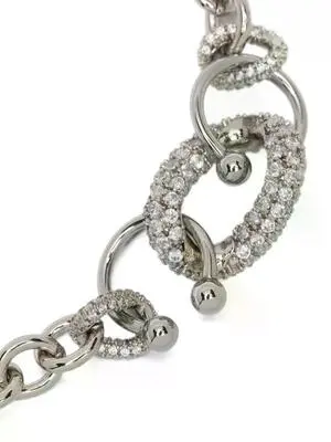 JUSTINE CLENQUET Phoebe Crystal-embellished Necklace