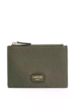 LANCEL Ninon Grained Leather Cardholder - Green