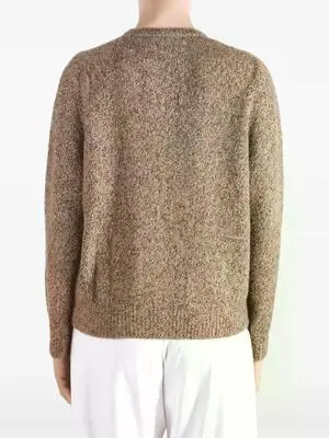 Frenckenberger Zip-up Sweater - Brown