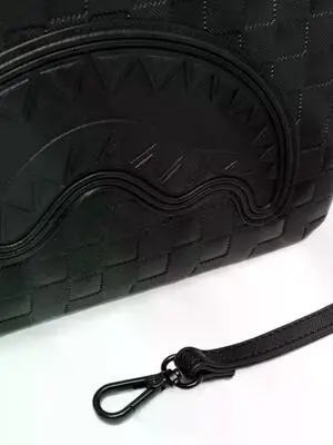 SPRAYGROUND Shark Mouth Checkered Clutch Bag