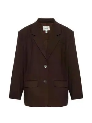 GESTUZ Single Breasted Notched Lapel Blazer