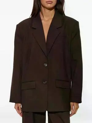 GESTUZ Single Breasted Notched Lapel Blazer