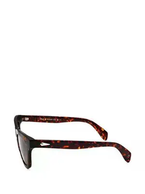 Rag & Bone Tortoiseshell-effect Square-frame Sunglasses
