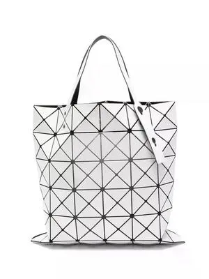 Issey Miyake Geometric Paneled Tote Bag - White