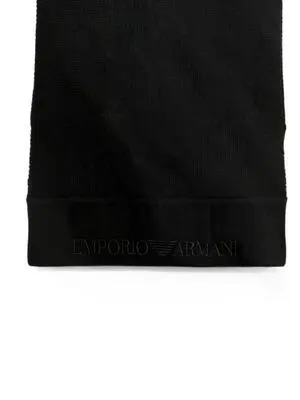 Emporio Armani Embossed Logo Scarf