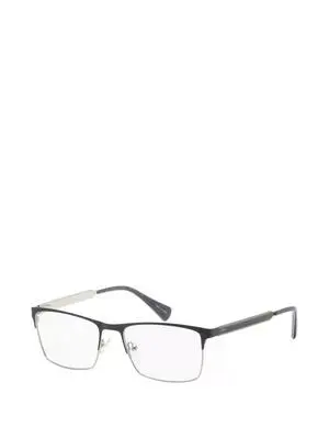 John Varvatos Rectangle Frame Eyeglasses - Black