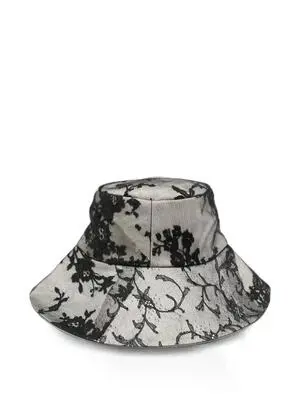 QUETSCHE Floral Lace Bucket Hat