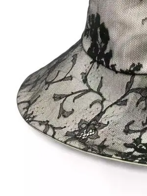 QUETSCHE Floral Lace Bucket Hat