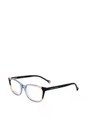 Carolina Herrera Rectangle-frame Glasses - Blue