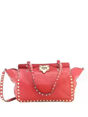 Valentino Garavani Rockstud Soft Leather Small Tote Bag